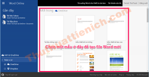 Word Online - Tạo, chỉnh sửa & chia sẻ file Word trực tuyến