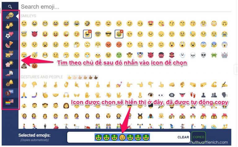 Icon Facebook - Biểu Tượng Cảm Xúc FB Full Đầy Đủ Nhất