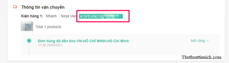Cách tra cứu mã vận đơn Ninja Van - Kiểm tra hành trình đơn hàng