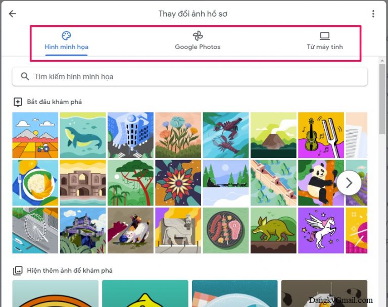 Cách thay đổi ảnh đại diện Gmail, avatar tài khoản Gmail