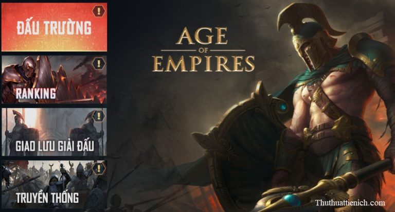 Tải Game AOE 1 bản chuẩn - Game đế chế xanh huyền thọai